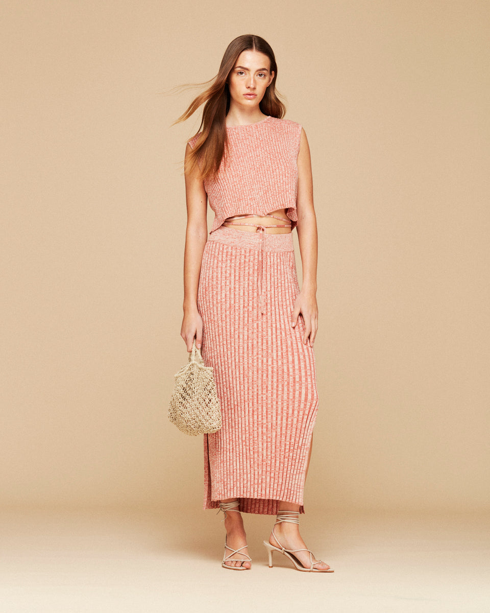 FALDA TEJIDA LADRILLO RAPHI – Kapura